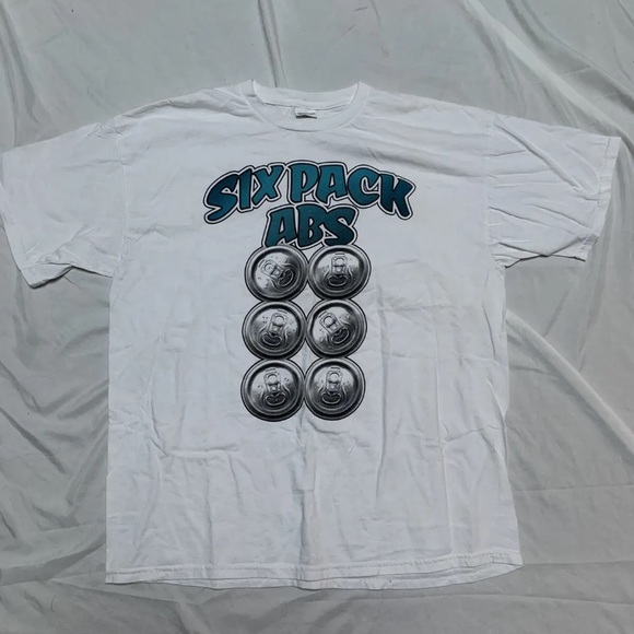 Gildan | Shirts | Vintage Gildan Six Pack Abs Classic Beer Drinking ...